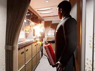 Airline Improves Safety Training with Virtual Reality Platform | Halldale Group